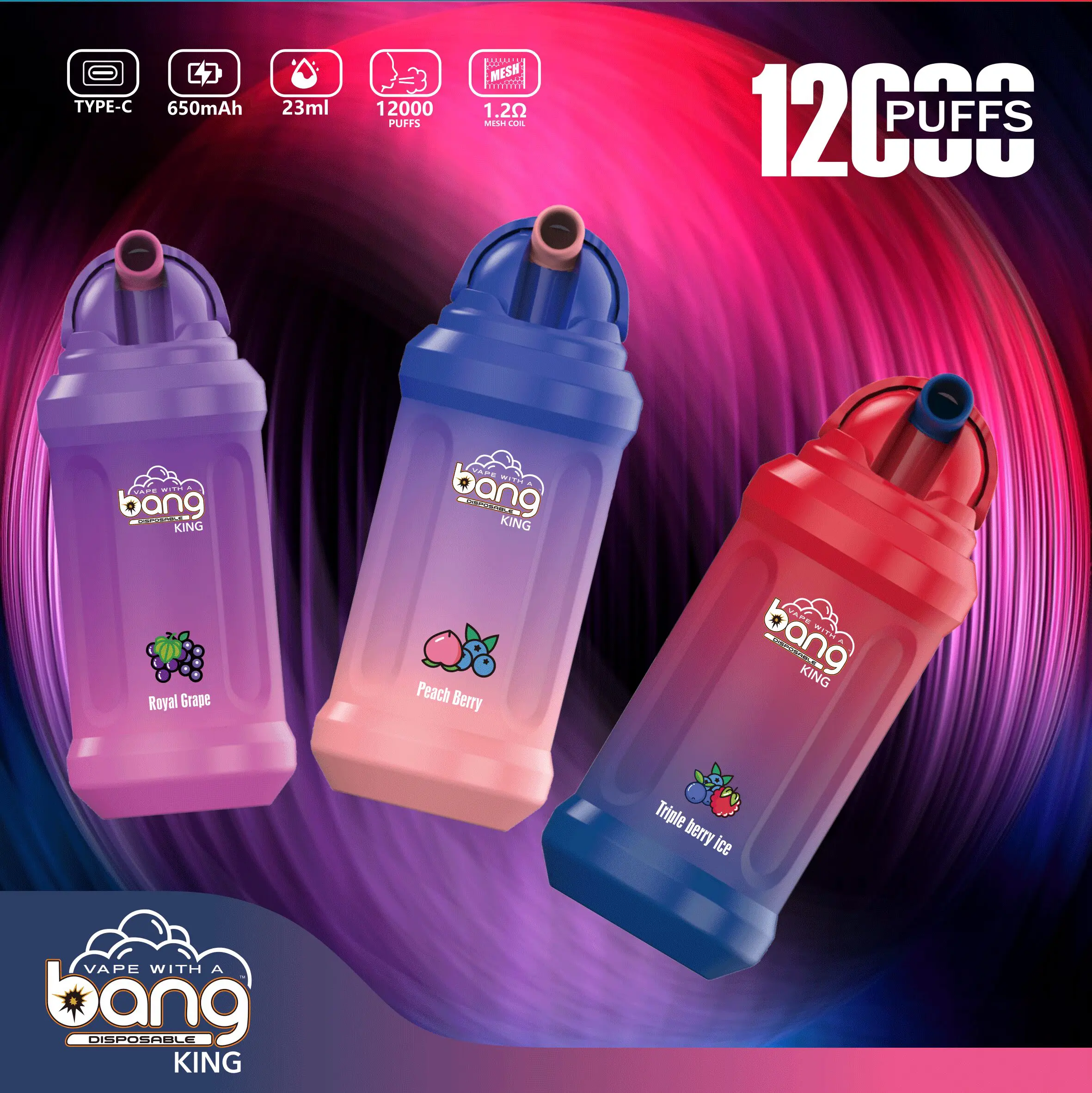 Bang King 12000 Puffs Disposable Vape | BangVapes - BangVapes